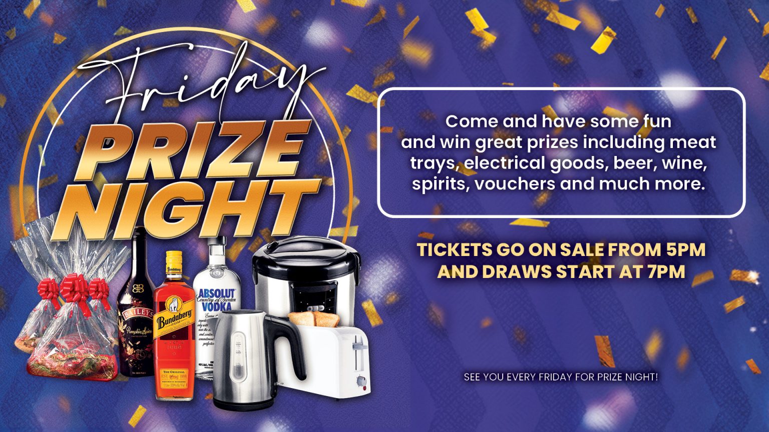 Friday Prize Night | WestsideHQ