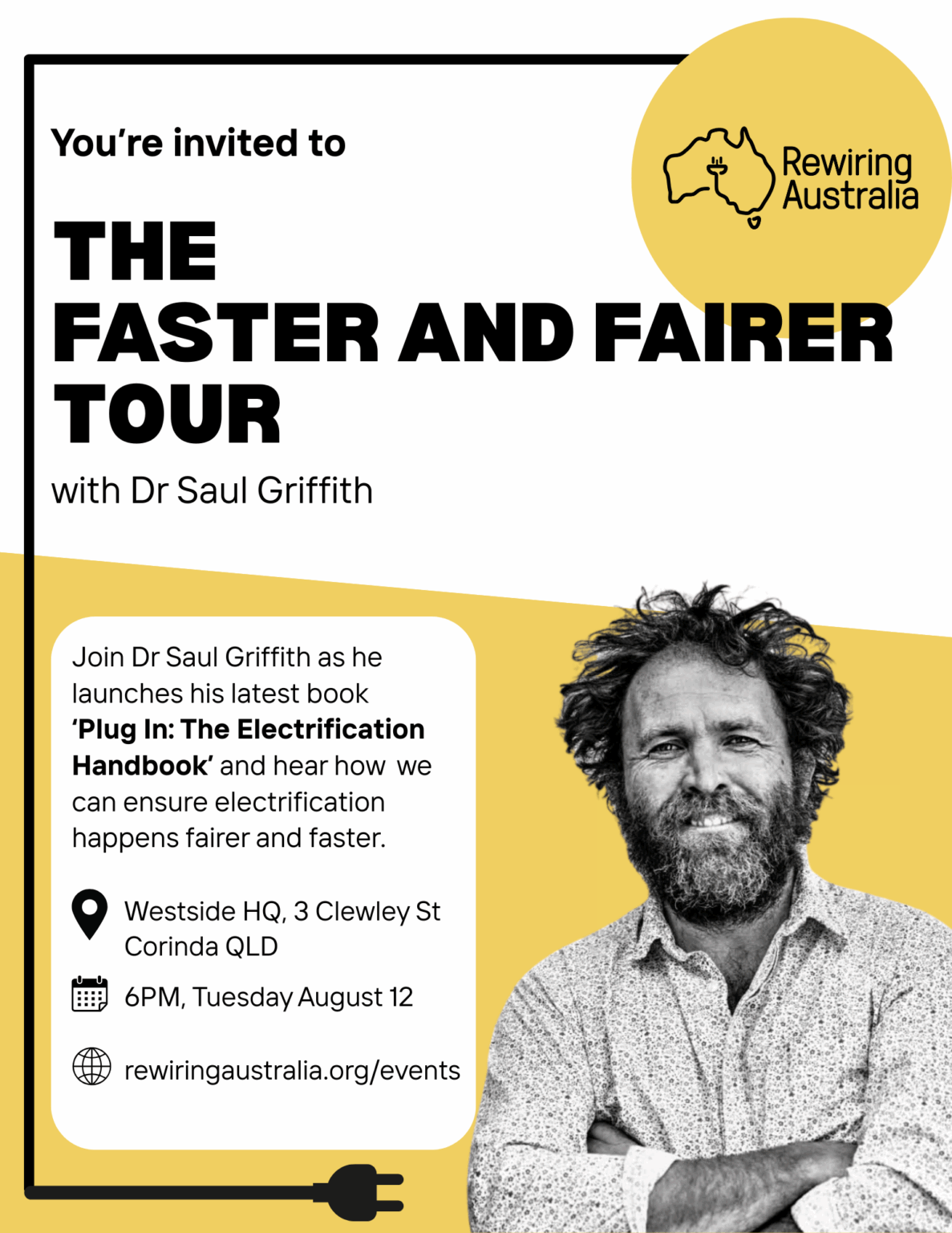 The Faster and Fairer Tour with Dr Saul Griffith | WestsideHQ